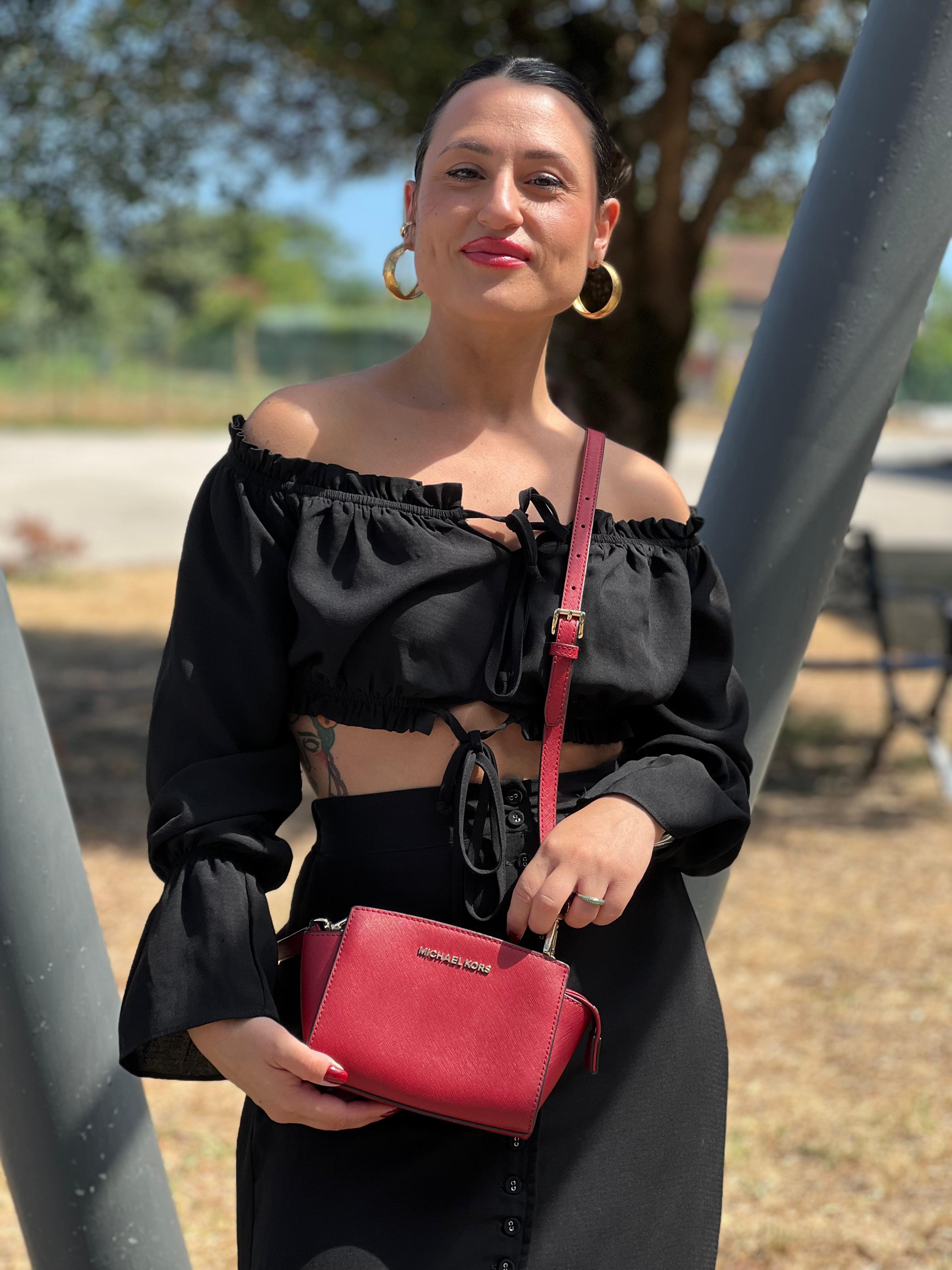 Tracolla Selma Michael Kors rossa – Vivo Vintage
